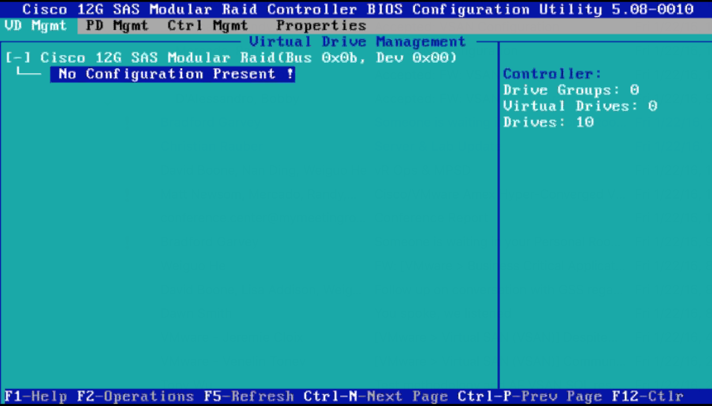 How to delete the RAID configuration from drives managed by the Cisco ...